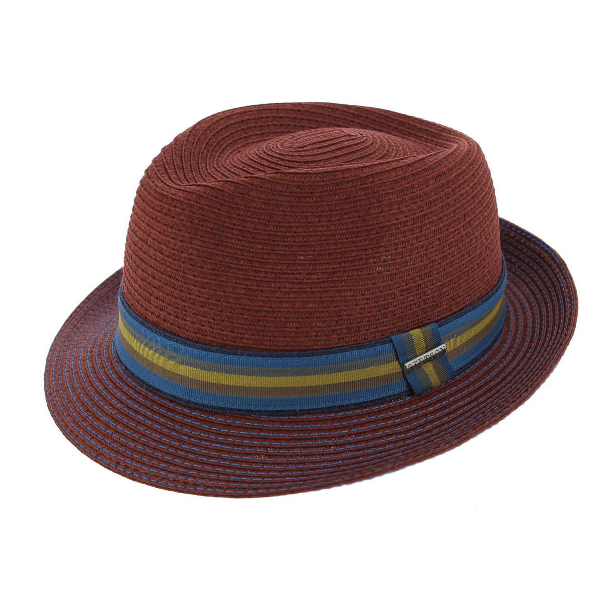 Stetson Munster Toyo Red Trilby Hat - buy straw hat Reference: 3483 ...