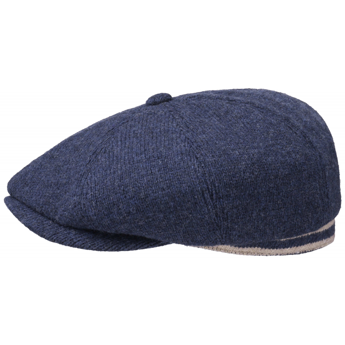 Hatteras Milwaukee cap Blue wool - Stetson Reference : 8760 ...