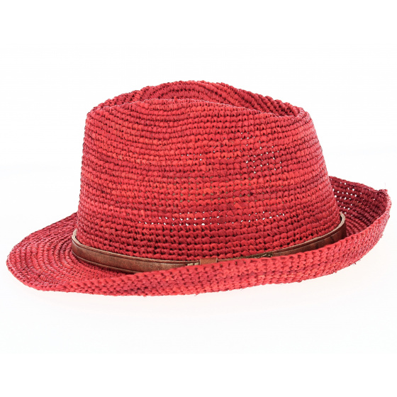 Hut Trilby Raphia Avignon Rot- Traclet Reference: 5142 | Hutmacherei ...