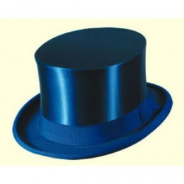 chapeau claque en soie synthétique noir Reference : 157 | Chapellerie Traclet